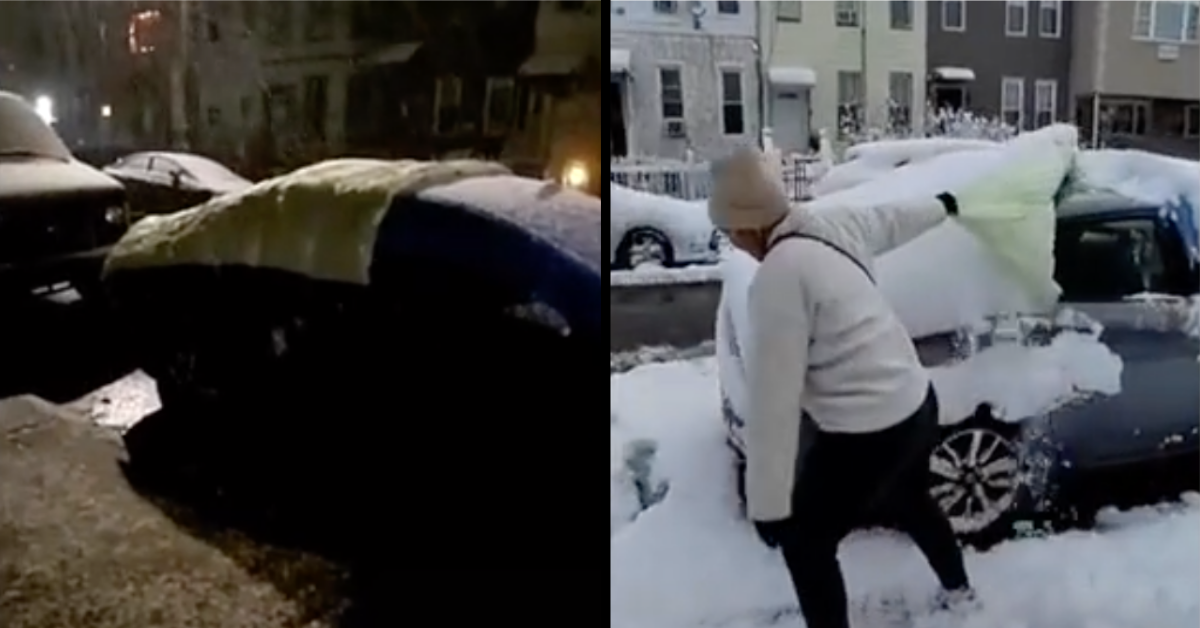 People Are Divided on Whether This TikTokker’s Snow Hack Is Helpful or ...