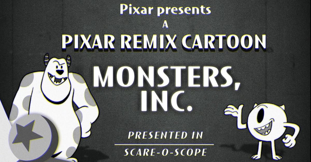 Pixar Remixed “Monsters, Inc.” and Made Into an Old-Timey Silent Film ...