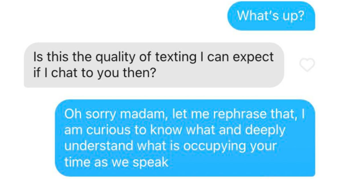 10 Dating App Messages to Make You Cringe » TwistedSifter
