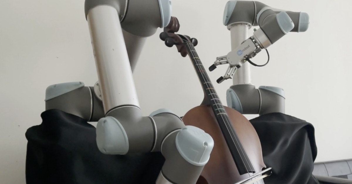 Two-Armed Robot Plays Cello and Double Bass » TwistedSifter