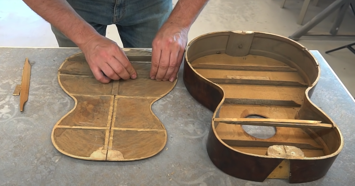 Woodworker Restores Vintage Russian Guitar » TwistedSifter