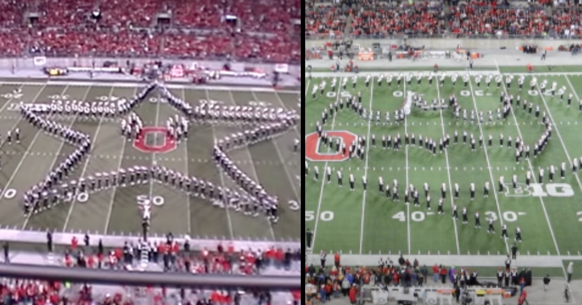The Ohio State Marching Band Pulls off Some Pretty Impressive Tributes ...