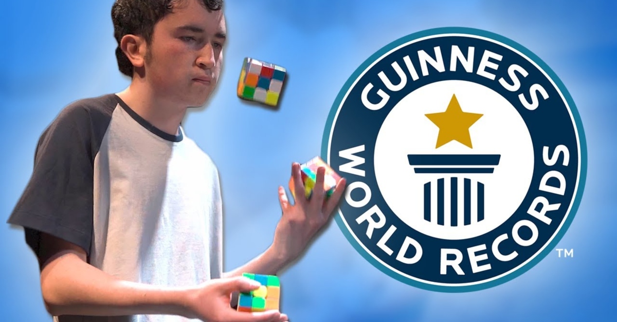 A Teenager Set the World Record for Solving Three Rubik’s Cubes While ...