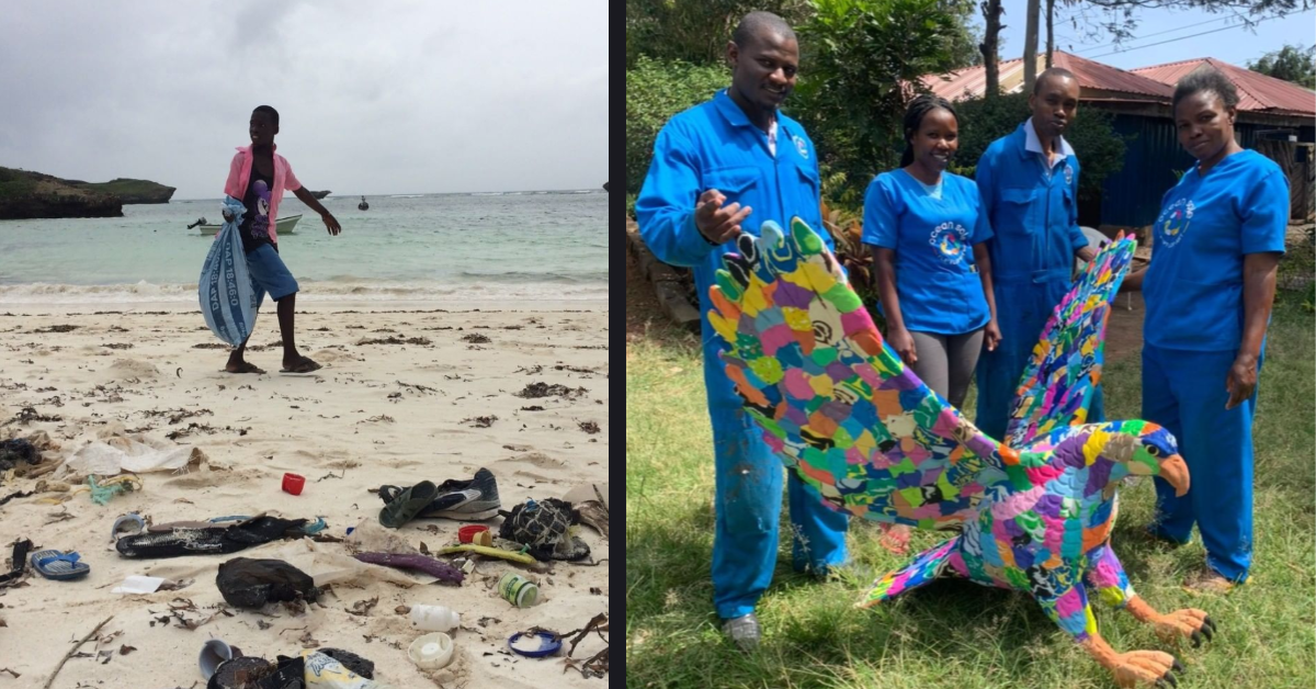 Discarded Flip-Flops on Beaches in Kenya Are Turned Into Stunning ...