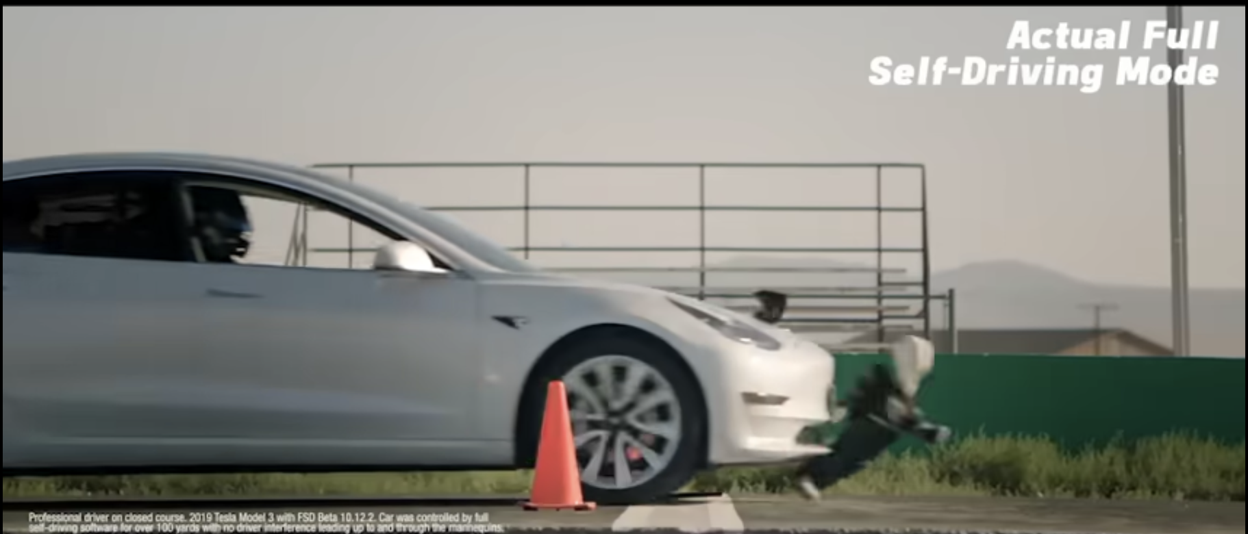 This Video Claims A Tesla Repeatedly Ran Over A Mannequin During ...
