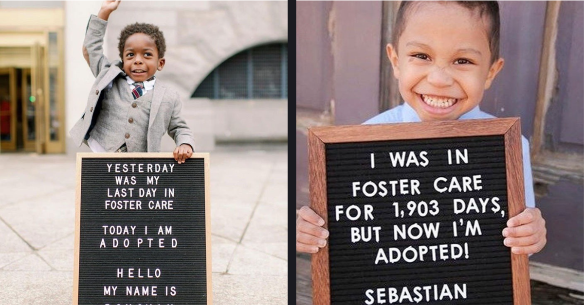 12 Wholesome and Happy Photos of Kids on Their Adoption Days ...