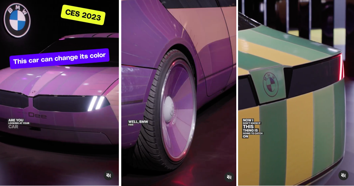 BMW’s New Concept Cars Change Color With The Push Of A Button ...