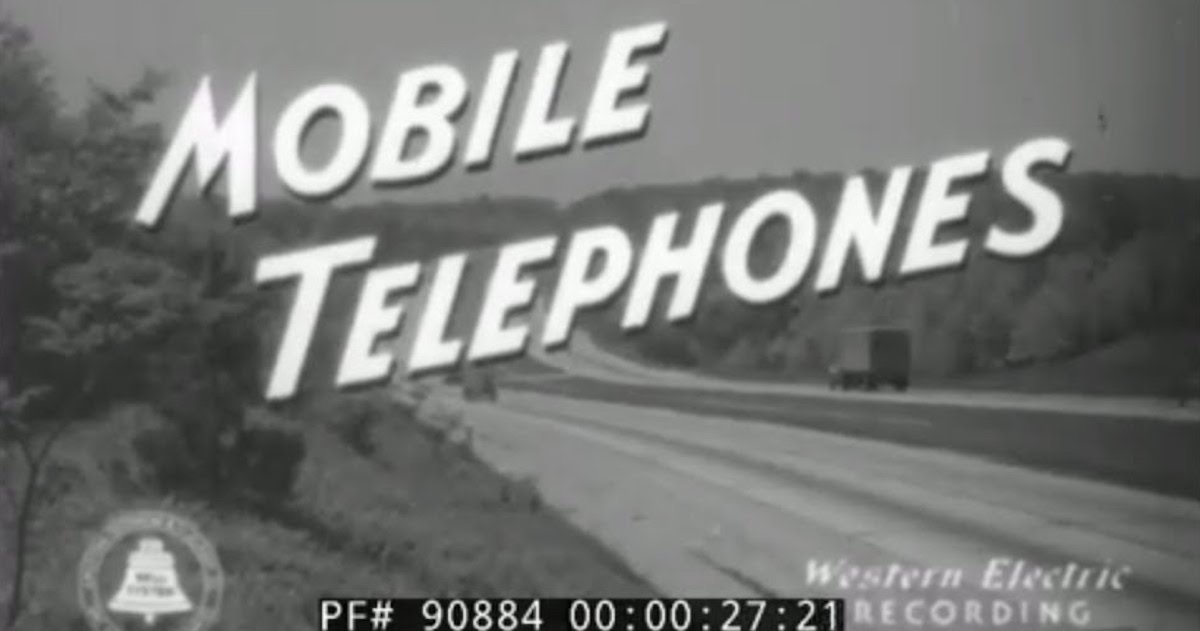 Bell Telephone Touts its Mobile Telephone Service First Used in 1946 ...