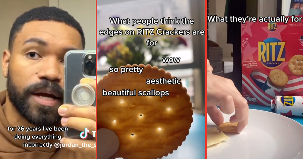 This TikToker Says There’s A Better Way To Use Your Ritz Cracker ...