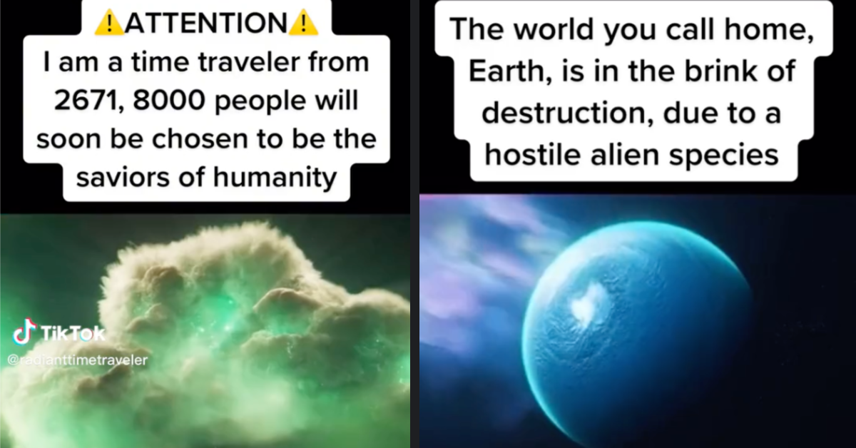 TikTok Time Traveler From 2671 Claims They Know When Aliens Will Invade ...