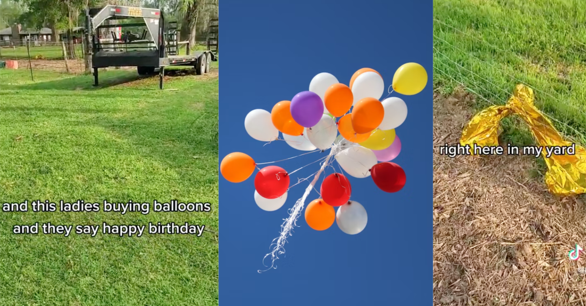 A Woman Talked About Why You Shouldn’t Release Balloons Into the Air ...