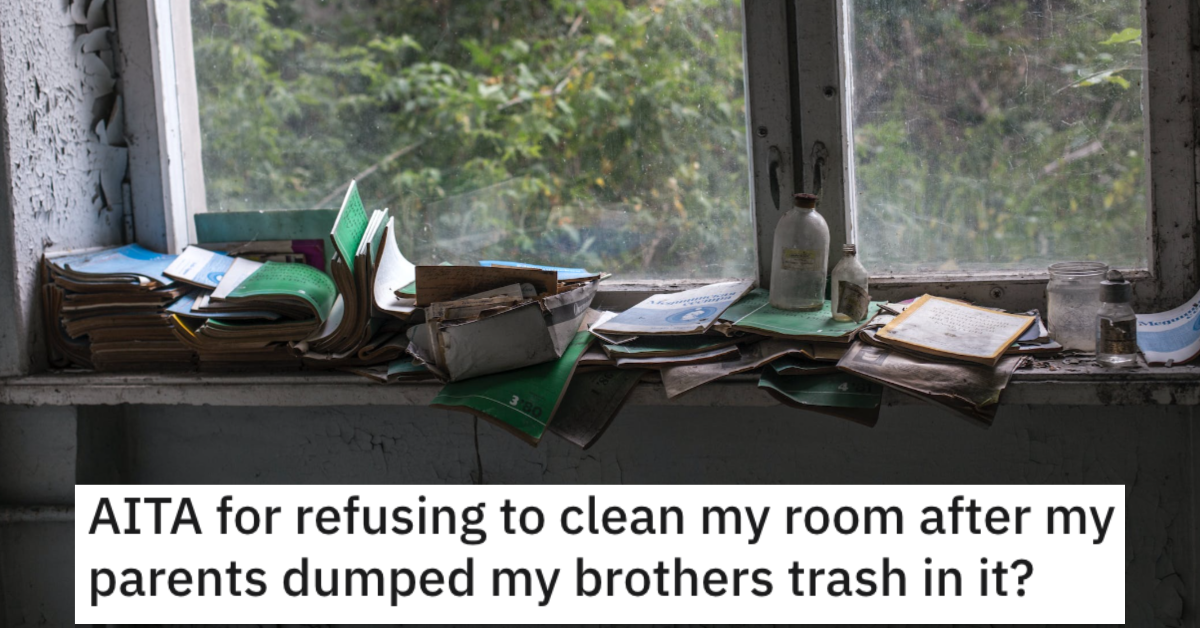 ‘There was 3 boxes, 2 trash bags and trash spilled all over my room ...