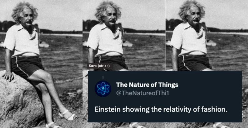 A Photo of Albert Einstein in Sandals Became a Viral Meme » TwistedSifter