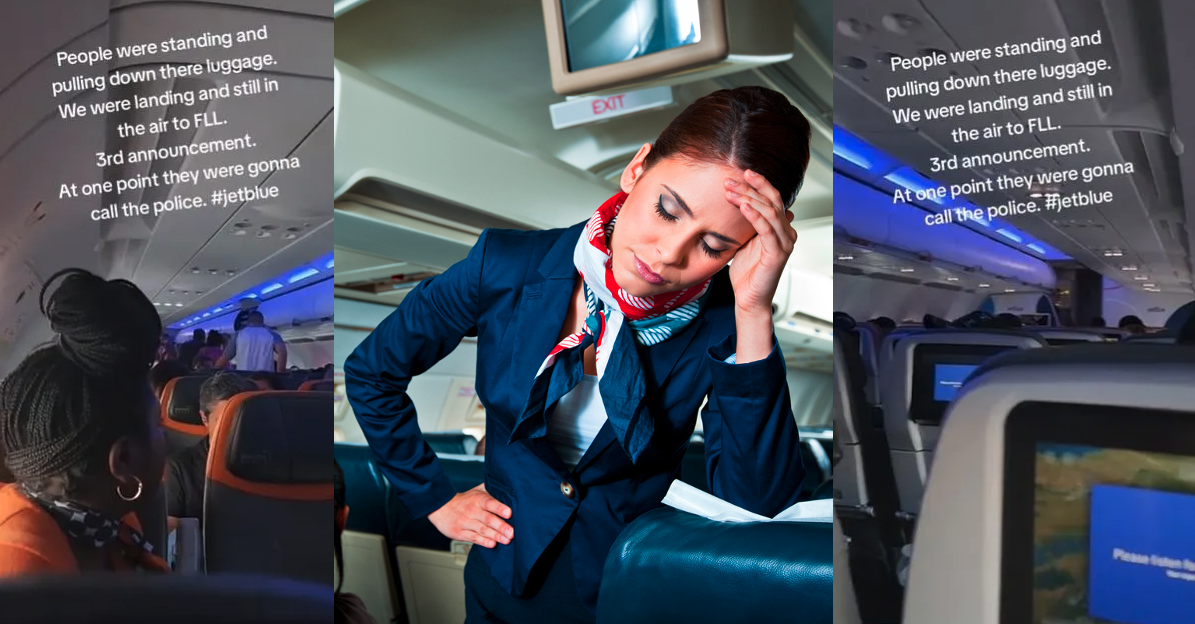 ‘They were gonna call the police.’ Flight Attendant Scolds Passengers ...