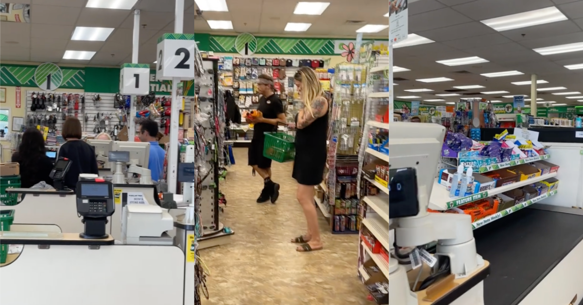 ‘A customer is actually ringing customers up. You can’t make this up ...