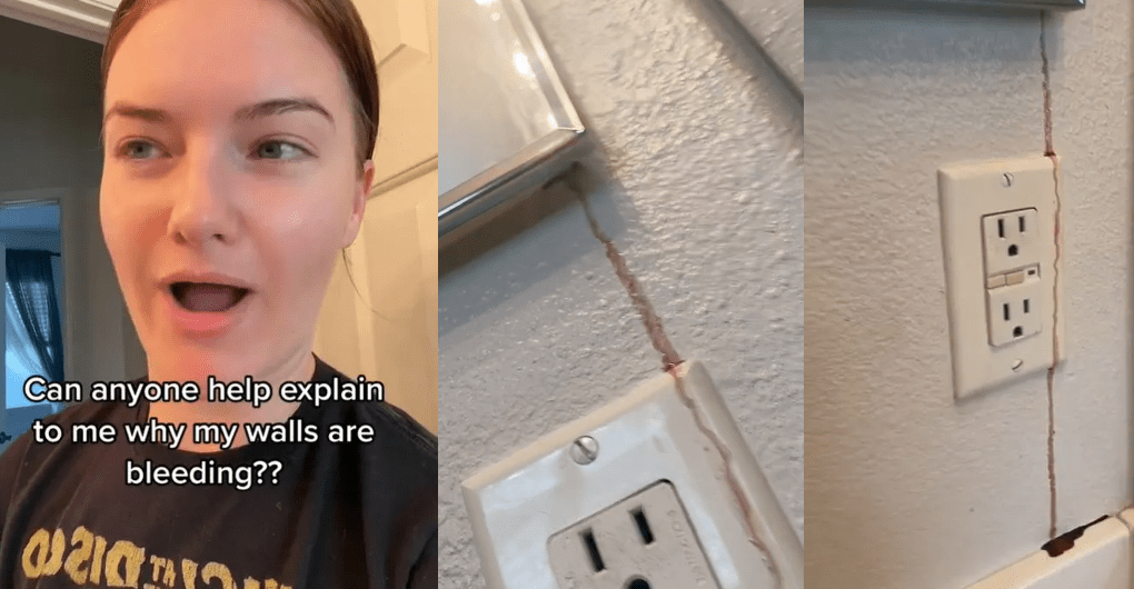 ‘What’s on the other side of the wall?’ Woman Claims Her Bathroom Wall ...