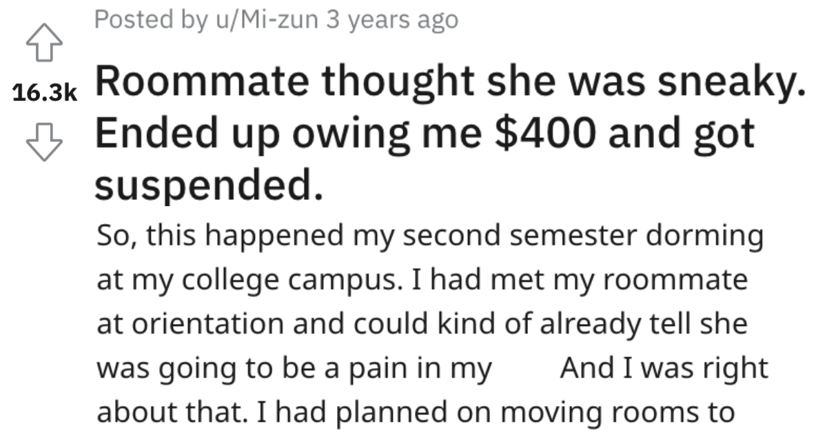 Her College Roommate Stole Her ID And Money So She Turned The Tables ...