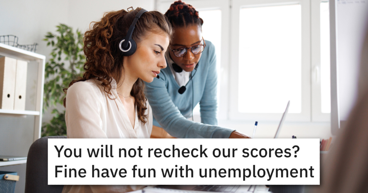 Co-Worker Keeps Scoring Call Center Employee’s Work Suspiciously Low ...