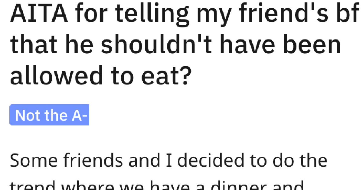 ‘Can you maybe not take all of it?’ – Freeloading Friends Load Up ...