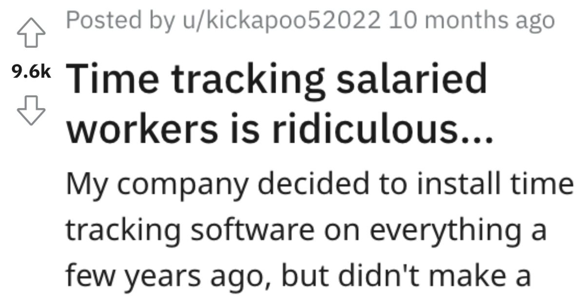 ‘I am finished with working for free.’ – Company Installs Strict Time ...