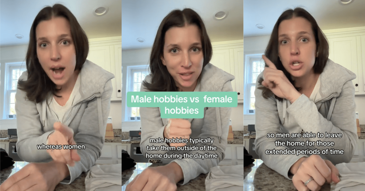 Woman Talks About The Differences Between Male And Female Hobbies, And ...
