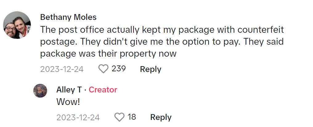 ‘Making fake labels with fake tracking numbers.’ – Postal Customer ...