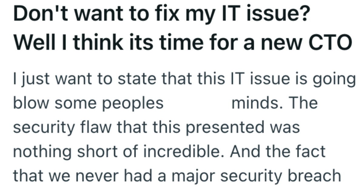 His Superior Refused To Address His Help Ticket, So He Got Revenge And ...