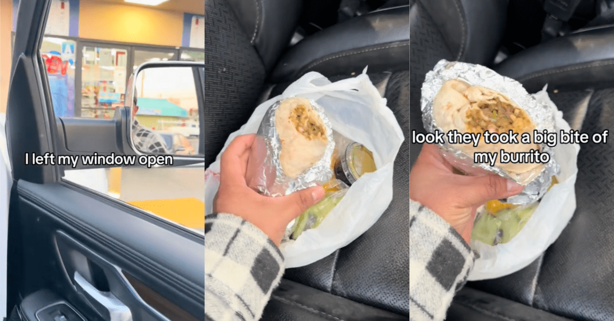 ‘I never laughed so hard.’ – Someone Took a Bite Out Of A Guy’s Burrito After He Left His Window ...