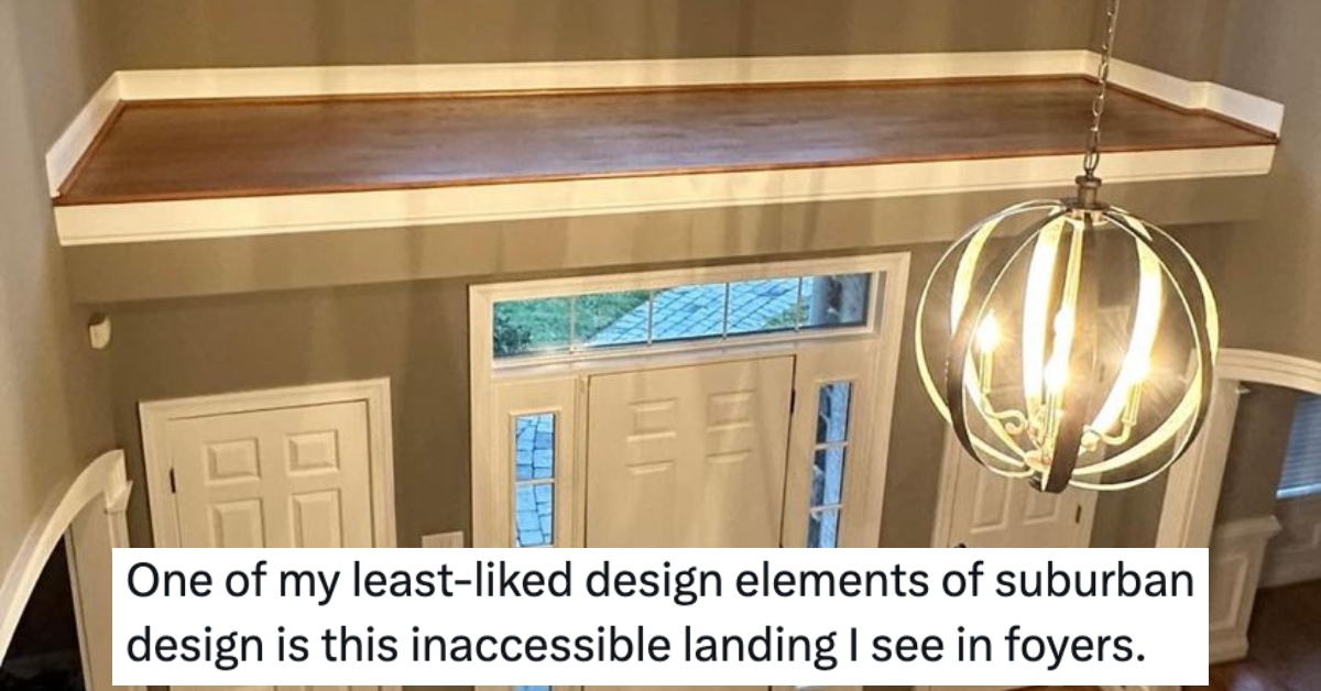 A Home Trend Called The “Inaccessible Landing” Is All The Rage And ...