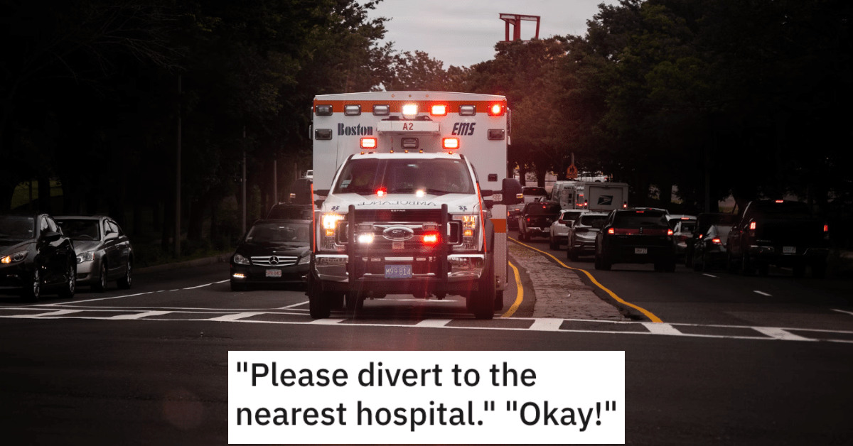 Nurse Insisted A Paramedic Take A Patient To The Wrong Hospital, So ...