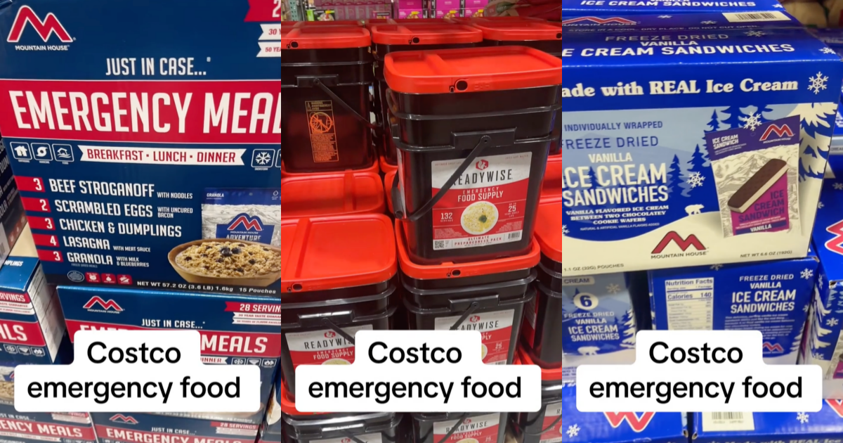 Costco Customer Shows That You Can Stock Up On Cheap Emergency Meals ...
