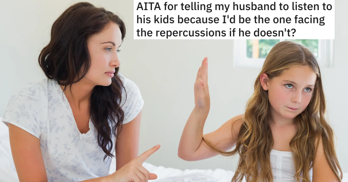 Dad Tries To Force His Stepkids To Stay With His Wife While He’s Out Of Town, But She Says That ...