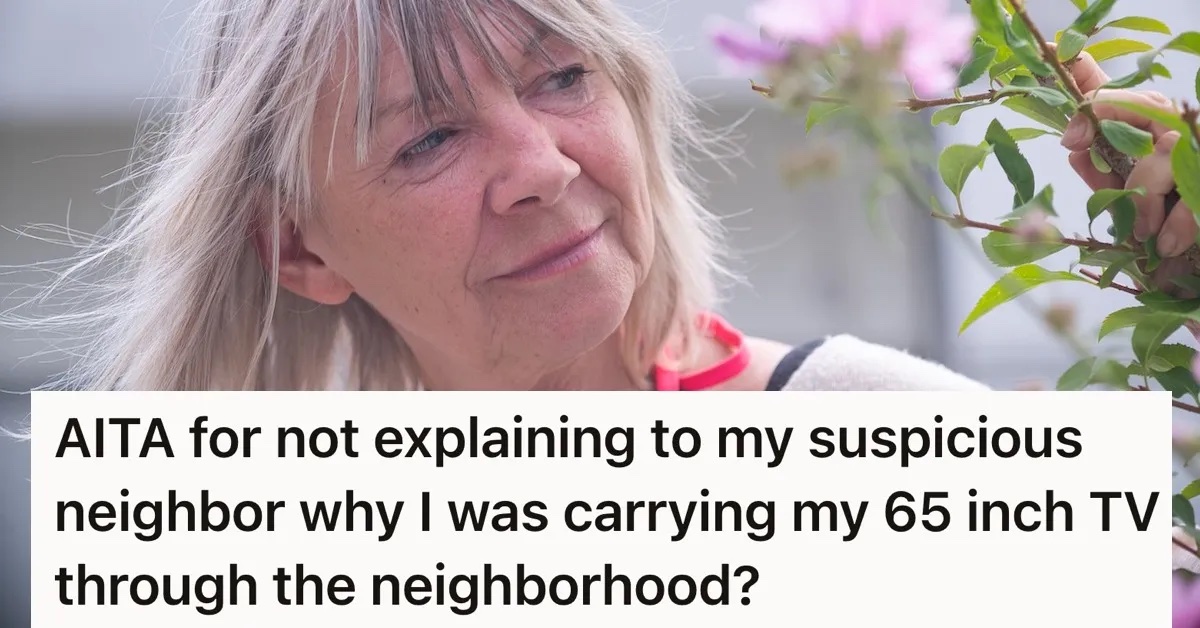 Man Carries His TV Home And Ignores His Suspicious Neighbor, But Now ...