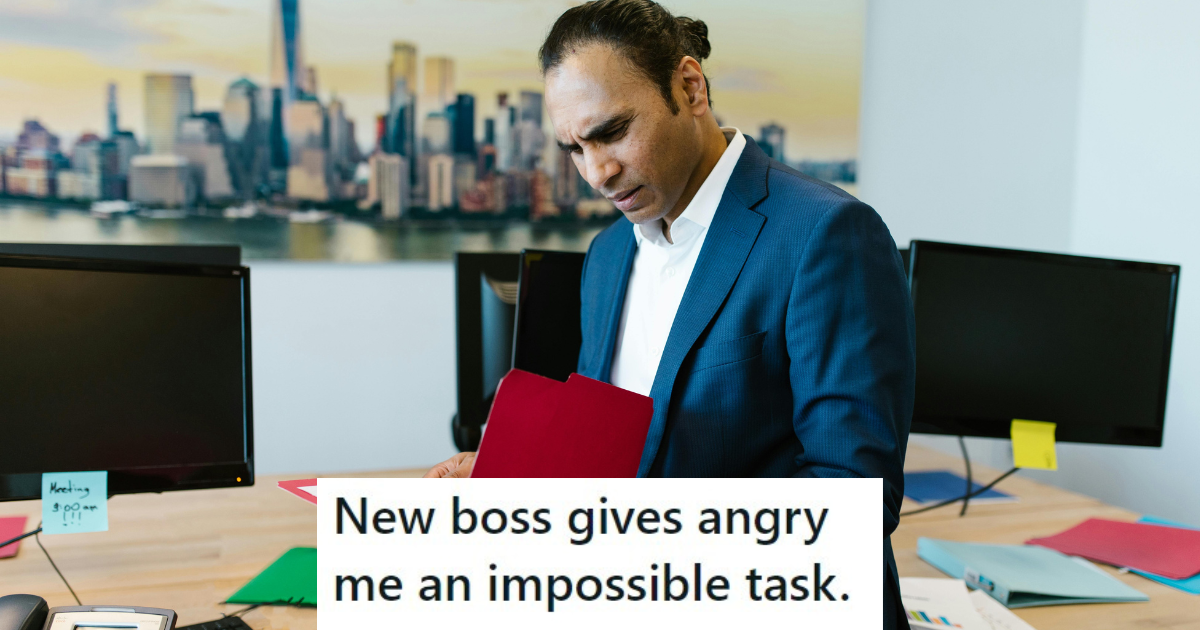 Terrible New Boss Gave Him A Huge Task With An Impossible Deadline, So ...
