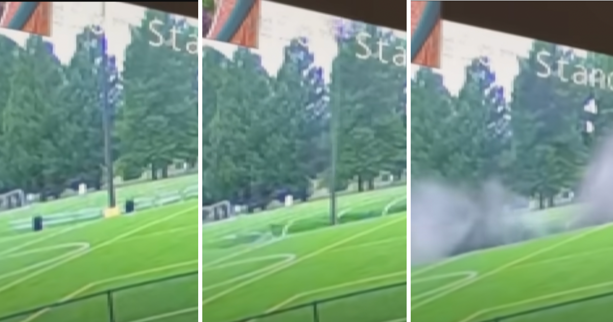 This Video Of A Sinkhole Swallowing A Sports Field Is More Than A ...