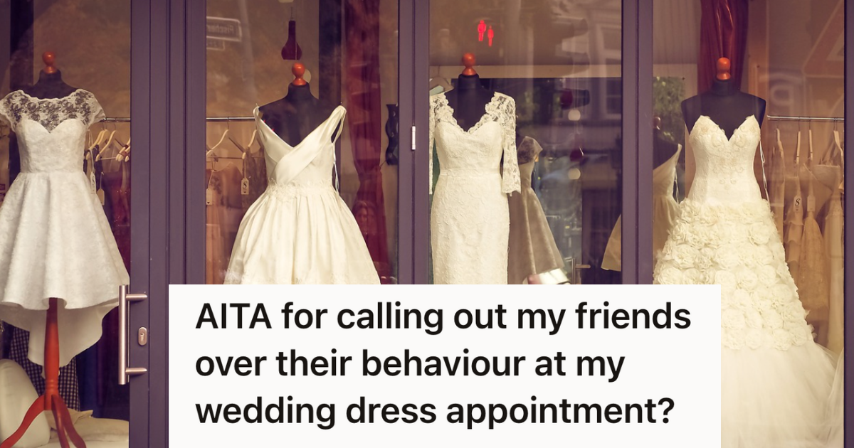 Her Friends Embarrassed Her At A Wedding Dress Appointment, So She ...