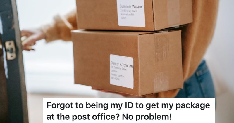 He Forgot His ID At Home And Was Denied His Package At The Post Office ...