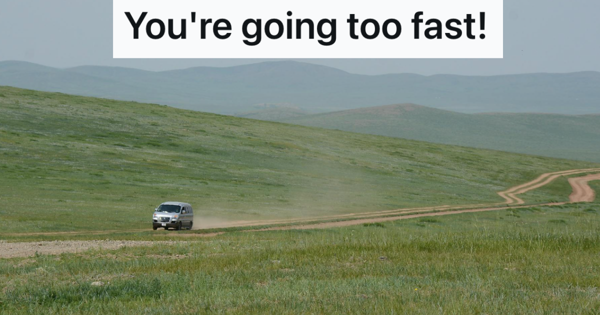 She Was Only Driving 10 MPH, But An Old Lady Told Her She Was Going ...