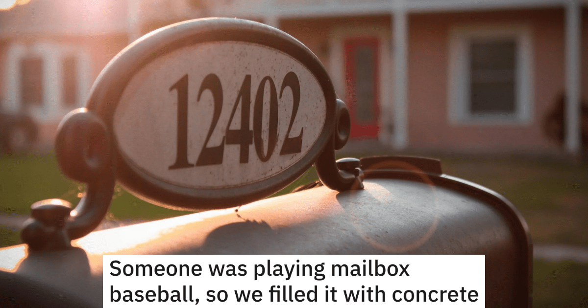 Family Is Tired Of Kids Using Their Mailbox For Target Practice, So ...