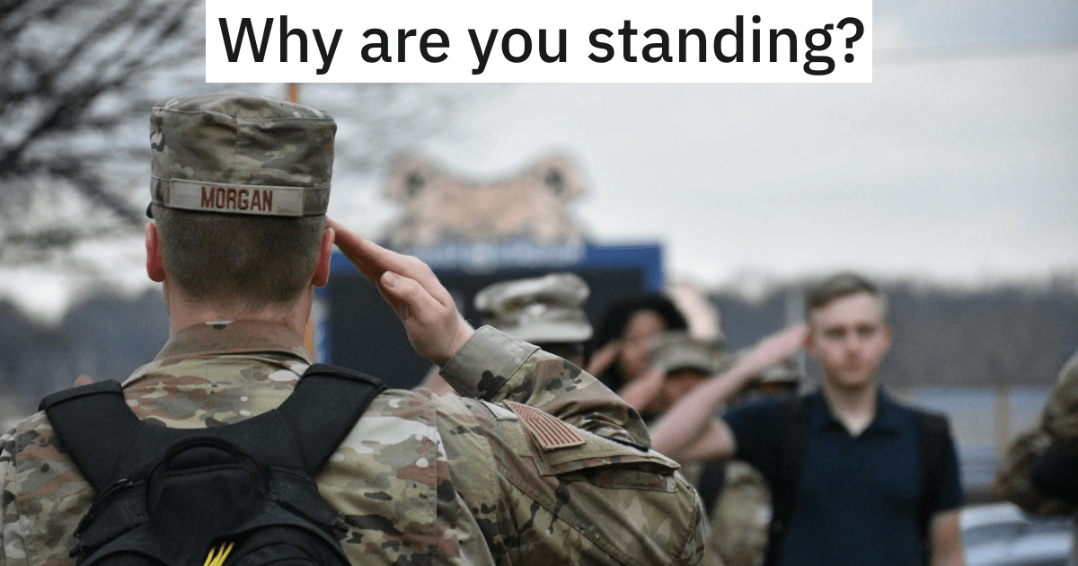 Students Are Suddenly Standing Up During A Teacher’s Lesson And He’s ...