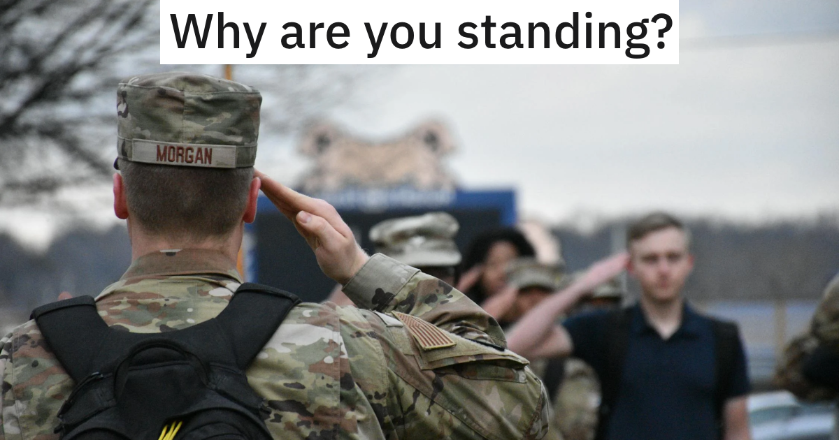 Students Are Suddenly Standing Up During A Teacher’s Lesson And He’s ...