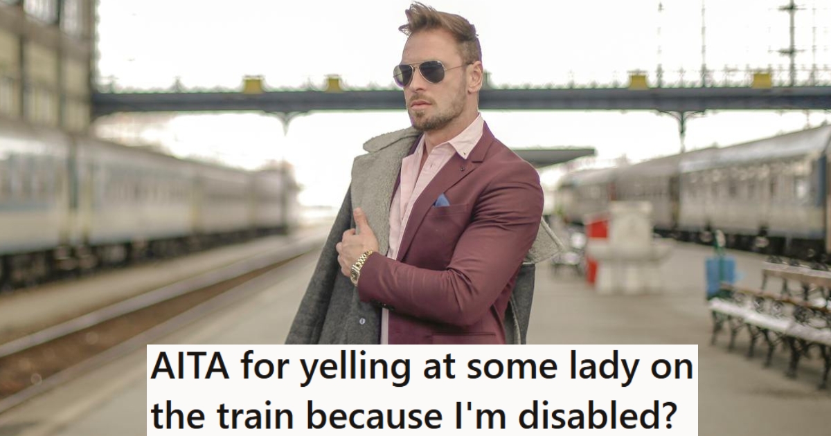Rude Lady Yelled At Him For Not Giving Her His Seat On The Train, But ...