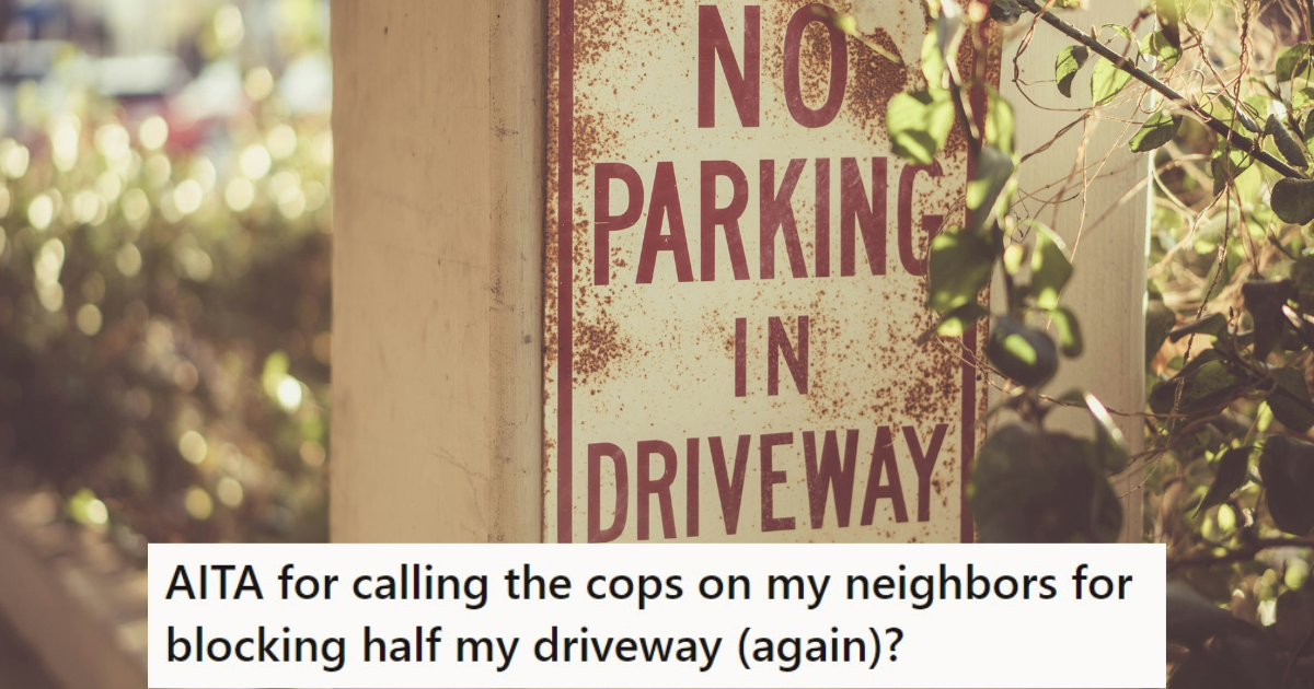 Negligent Neighbors Kept Blocking This Man’s Driveway, Even After He ...