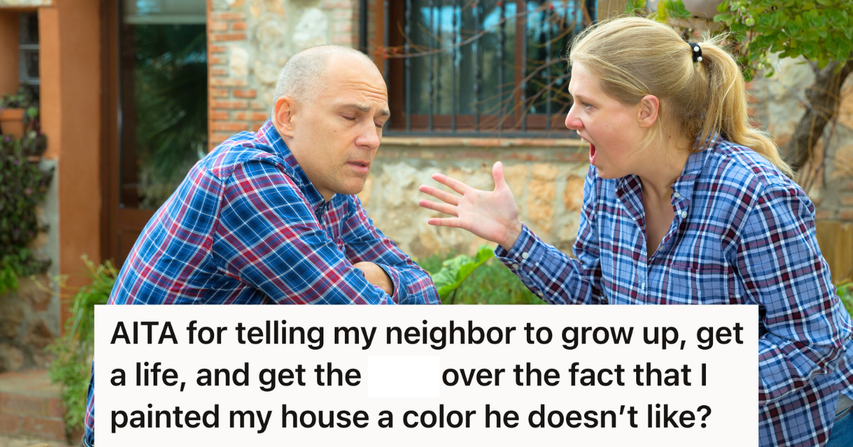 Homeowner Painted Their Home In Vibrant Colors, But A Grumpy Neighbor ...