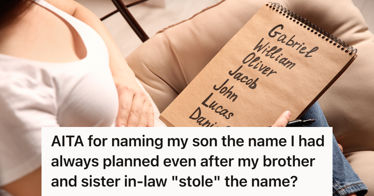 After Her Unique Baby Name Idea Was Taken By A Relative, She Used It ...
