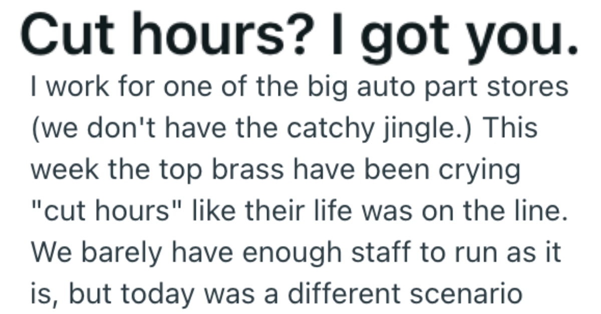 They Were Told To Cut Employee Hours, But They Decided To Show The Boss ...