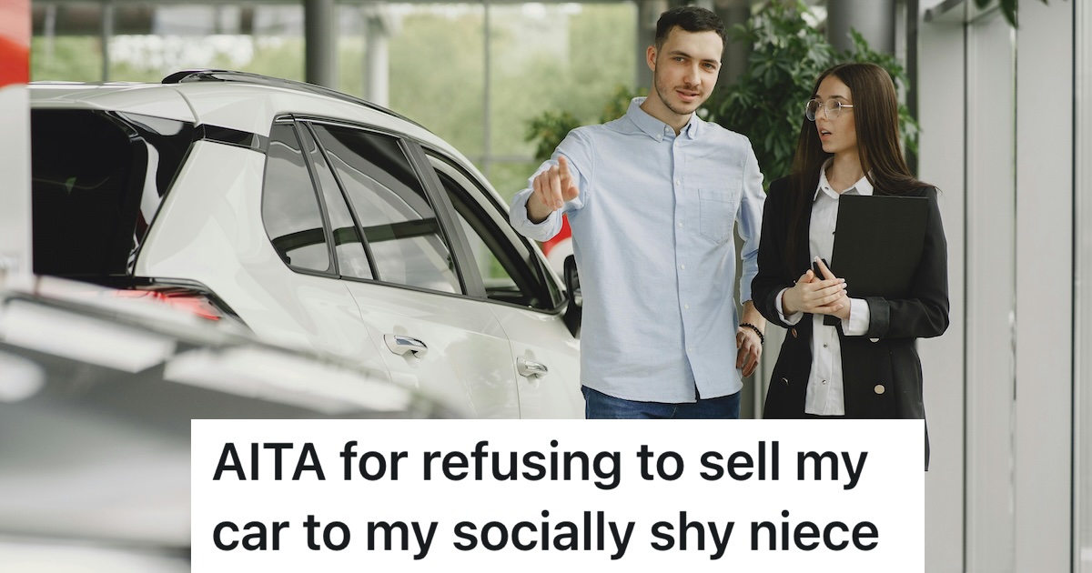Aunt Wants To Sell Her Car To Shy Niece But She Refuses To Speak For ...