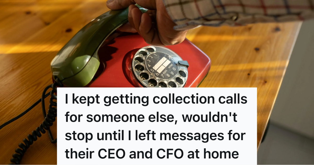 Mom Kept Getting Collection Phone Calls For Somebody Else And They Were ...