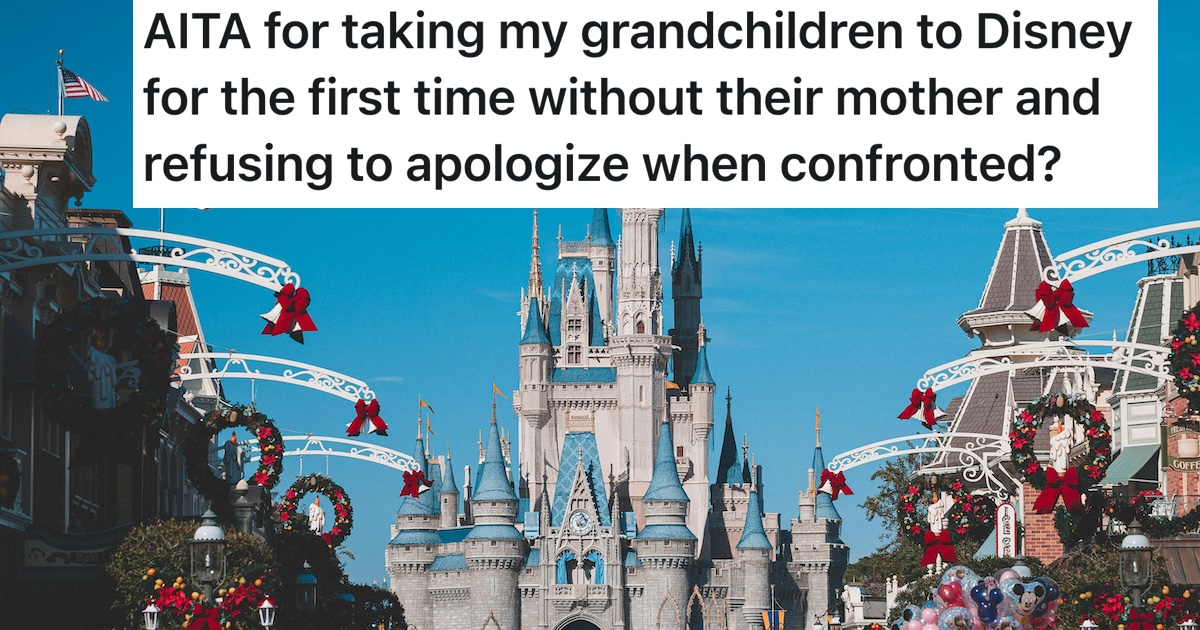 Grandma Figured She'd Take The Kids To Disney For The First Time While ...