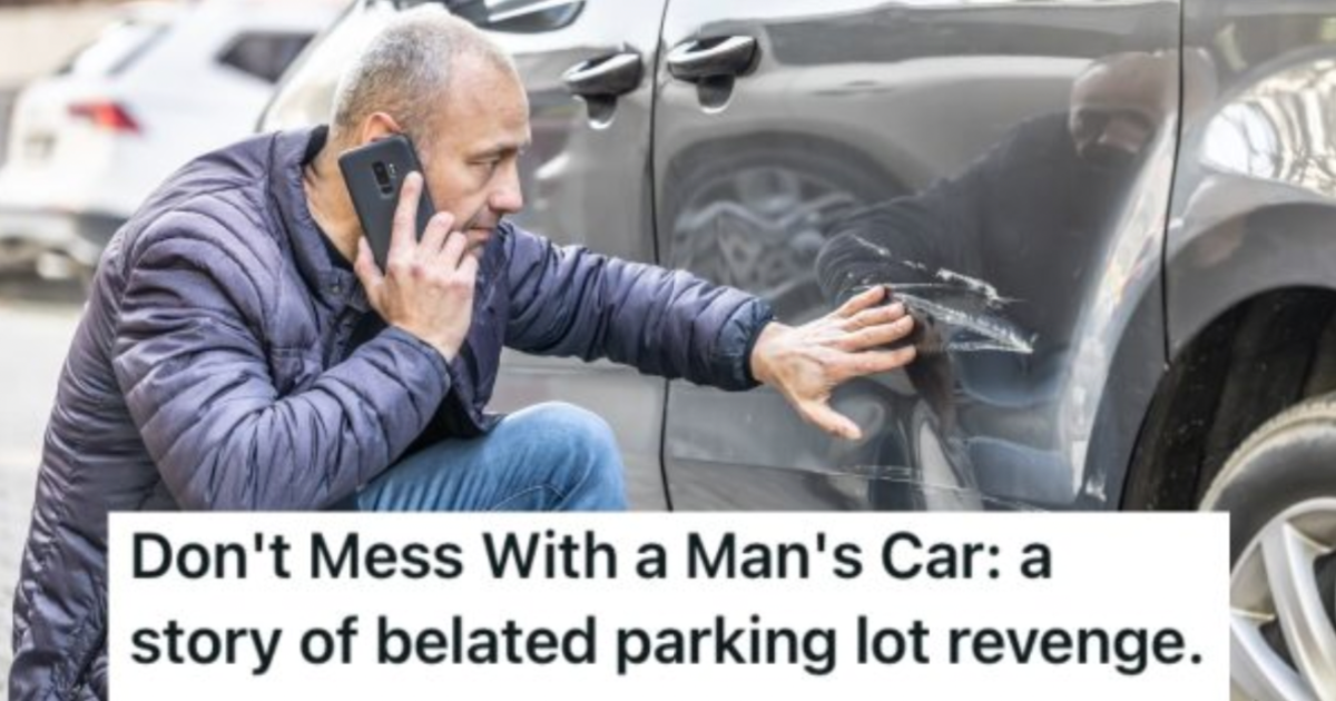 Rude Driver Keyed His Car Because He Parked Too Close, So When He Saw ...